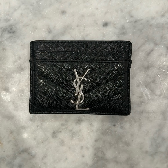 Yves Saint Laurent | Bags | Ysl Credit Card Holder | Poshmark